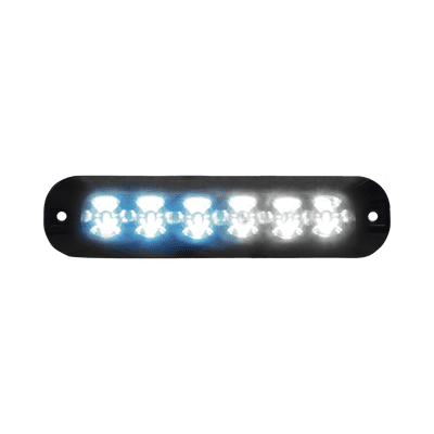 Luz Auxiliar Serie X3705, 6 LEDs Ultra Brillantes, color Azul / Claro ...