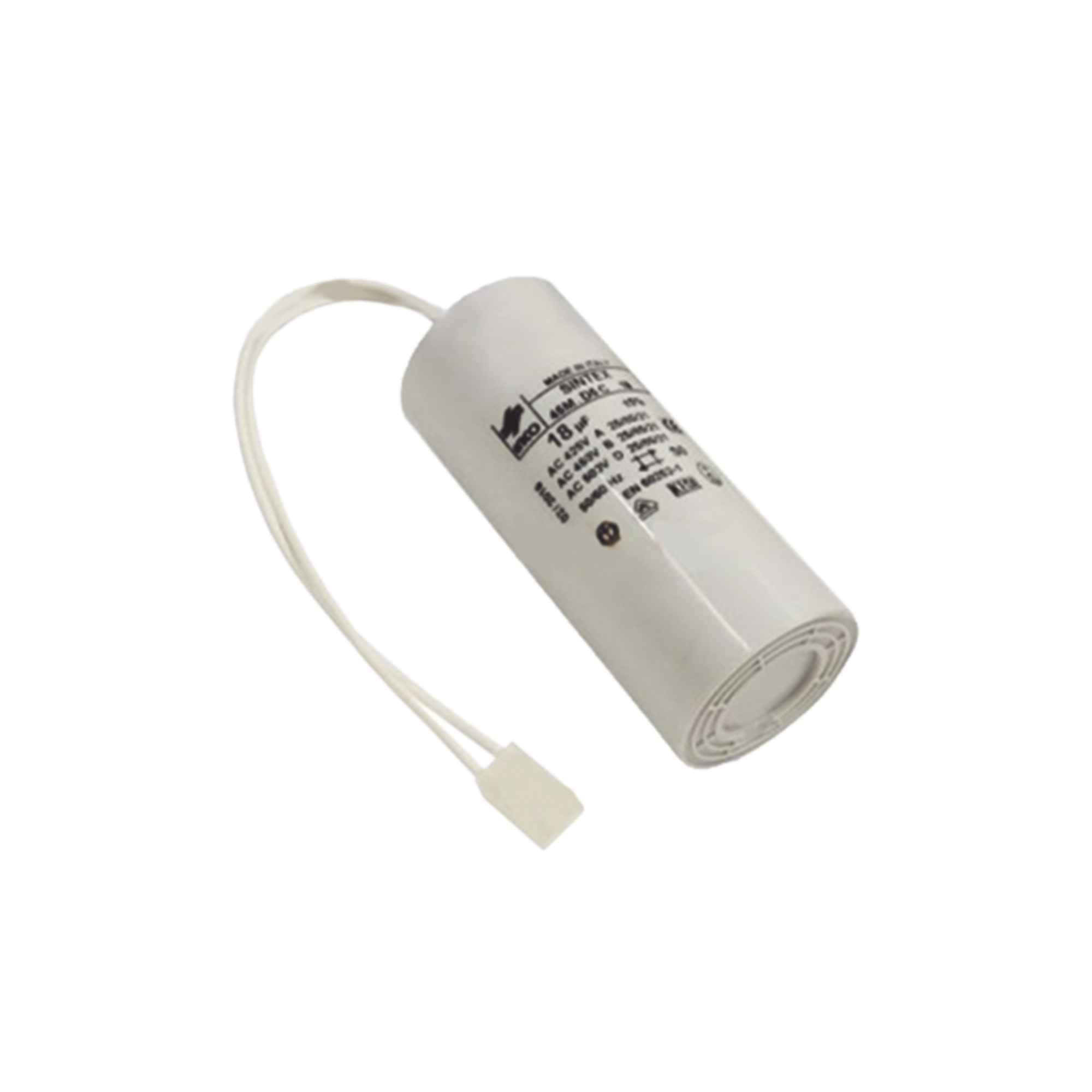 CAPACITOR DE 18 UF 450V PARA FAAC 844ER CON CONECTOR – CAMSA