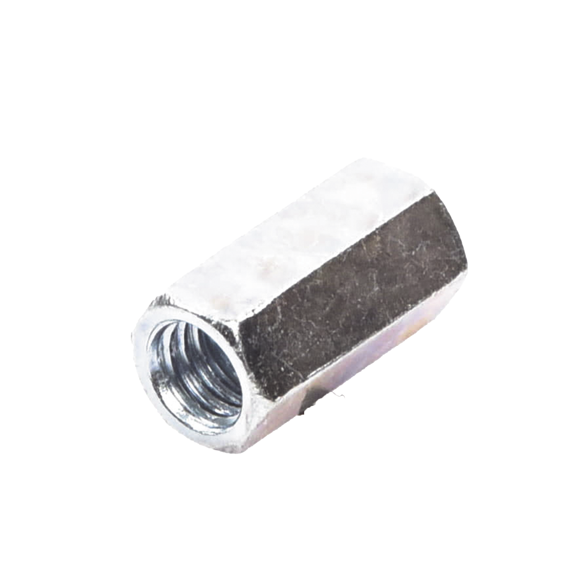 Cople hexagonal roscado cuerda máquina galvanizado d 9.5 mm (3/8″) – CAMSA